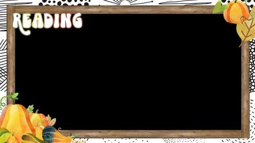 EDITABLE October (Pumpkins) Daily PowerPoint Slides AND Google Slides