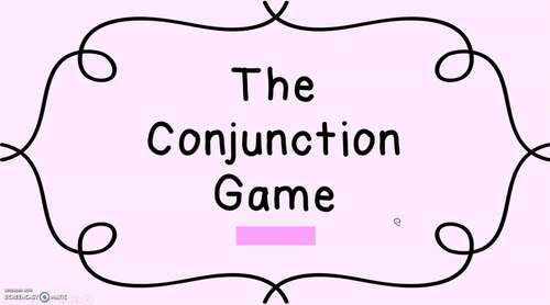 The Montessori Conjunction Game PowerPoint Presentation Distance Learning