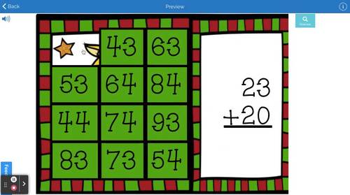 1st Grade Christmas | Add Multiples of Ten | Picture Reveal | Boom
