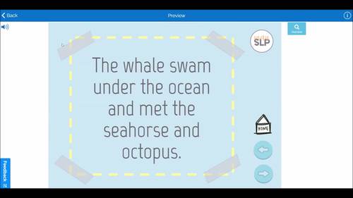 Short Stories: One Sentence Stories (Level 1F) Boom Cards™ by Mau SLP