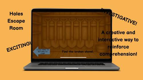 Holes Escape Room (Google Slides) by Katelin Walkley | TPT