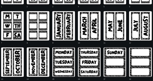 Composition Notebook Theme Calendar Kit | Back to School by iTeach2