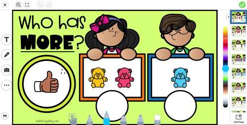 Comparing Quantities | Digital Math Activity for Google Slides™ and Seesaw™