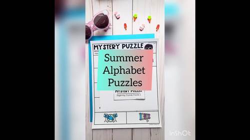 End of Year Mystery Puzzles, Preschool Summer Letter Matching ...