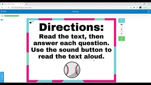 Sports Nonfiction Reading Comprehension Boom Cards by Little Hands on ...