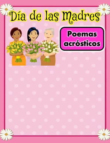 Mother's Day Spanish Craftivity: Día de las Madres Cartera y Poemas ...