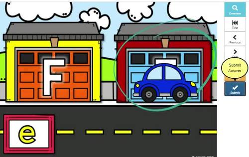 Distance Learning- Car Themed Letter Matching Boom Cards Boom Deck by ...