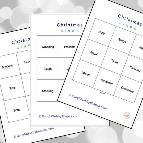 Holidays - Christmas - BINGO by Rough Blobby Shapes | TPT