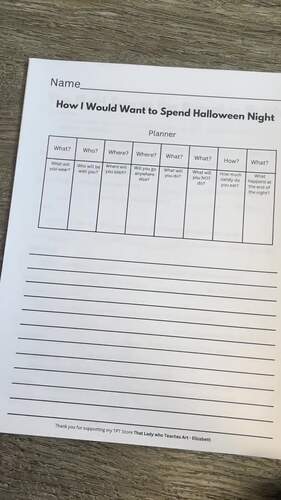 8th Grade October Early Finisher | Literacy, Math, and Art Activities