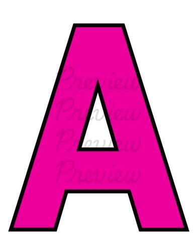 Bright Uppercase Bulletin Board Letters | Classroom Decor | Alphabet ...