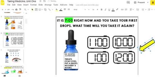 Life Skills - Medicine Labels - Special Education - Reading - Math - GOOGLE