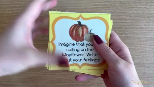 November Writing Prompts Veterans Day Thanksgiving by CrazyCharizma
