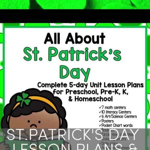 St. Patrick's Day Theme Activities for Preschool & Pre-K - Lesson Plans