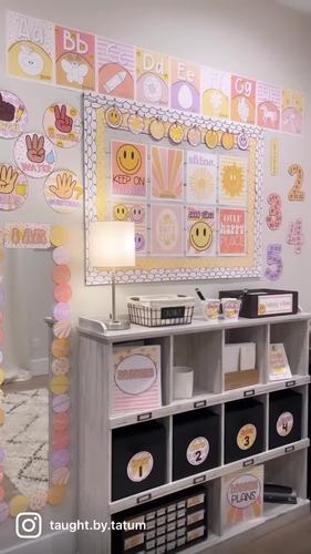 Sunset Smiles Classroom Decor Bundle by Taught By Tatum | TPT