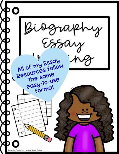 Graphic Organizer for Biography | Biography Research 5-Paragraph Essay ...
