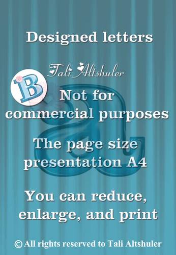 English Digital Letters, numbers and symbols decorate classroom - BluePink