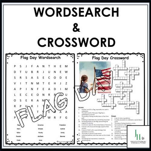 Flag Day Puzzles | Activities | Worksheets | Upper Elementary | Middle ...