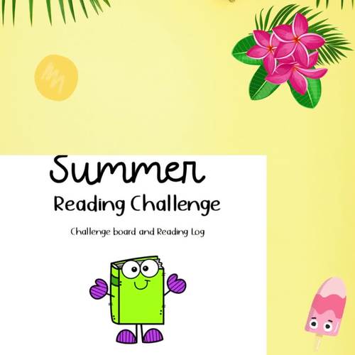 Summer Reading Challenge and Reading Log by Play Learn Create- Early ...
