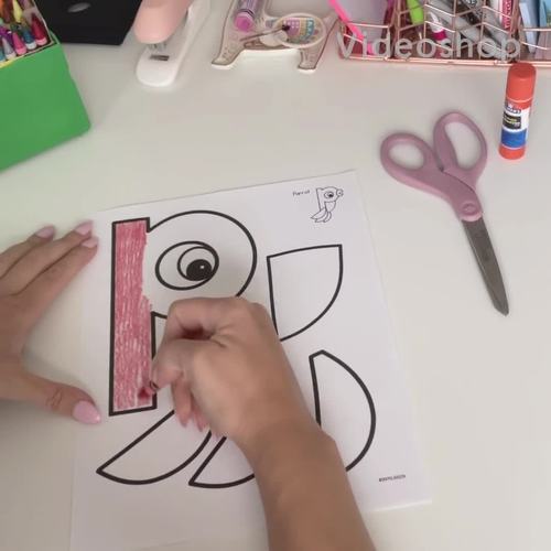 One-Page Alphabet Crafts by Crayola Queen | TPT