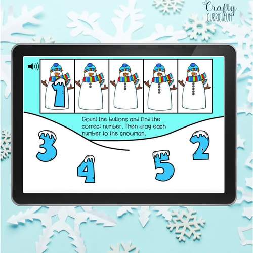 Digital Winter Escape Room Math: Preschool, Kindergarten by Crafty ...
