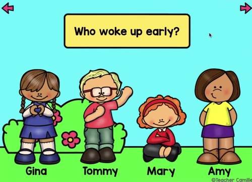 Story Comprehension Spring with GIF Backgrounds BOOM Cards™ by Teacher ...