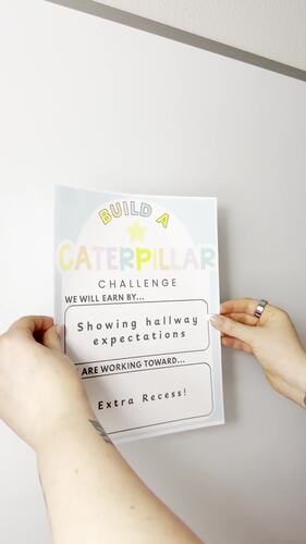 April Whole Class Rewards System | Caterpillar Class Management Game ...