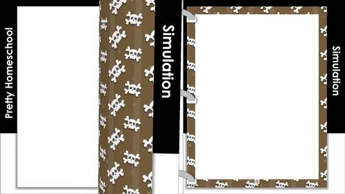 Printable and Editable Binder Covers and Spines - Pirates by Pretty ...