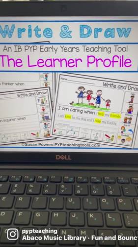 An IB PYP Learner Profile Write & Draw Activity for Early Years by ...