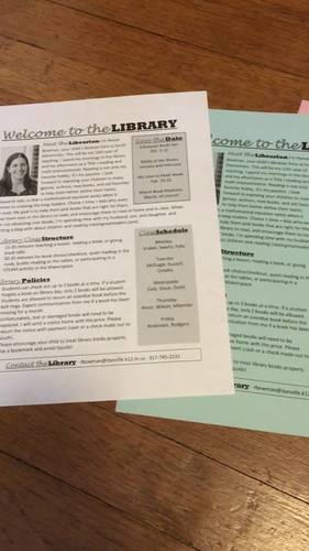 Welcome to the Library Printable (editable) by Raising Real Readers