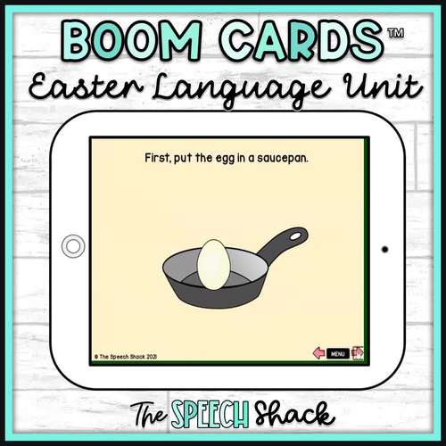 Easter Language Activities BOOM Cards™ by The Speech Shack | TPT