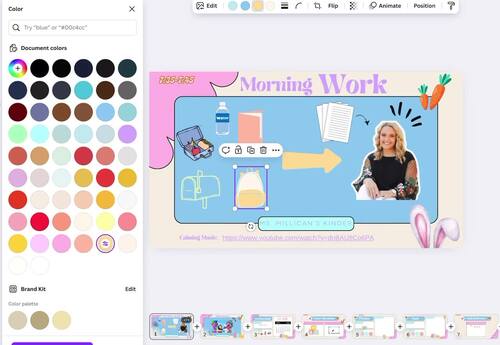 Easter Daily Morning Slides, Spring Daily Agenda Slides, Morning ...