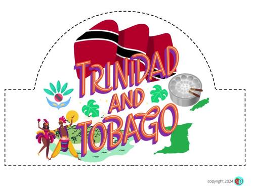 Trinidad and Tobago HATS | COLOR CUT & PASTE HAT ACTIVITY | MAKE HATS
