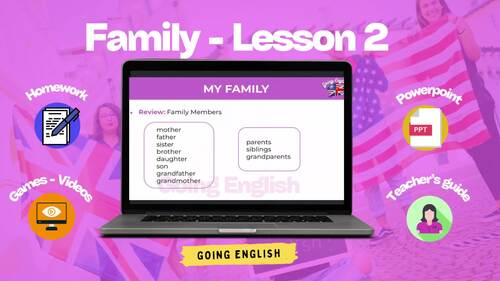My Family - PowerPoint Lesson 2: This is my Family (2/9) by Going Languages
