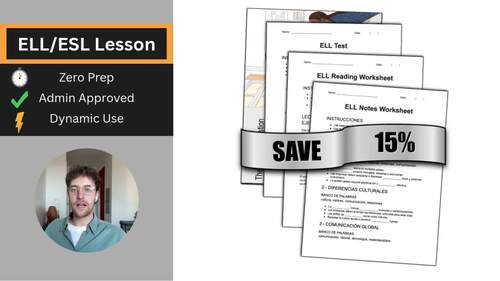 Music Notation & Terminology ELL/ESL Lesson | Spanish & Bilingual Support