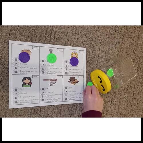Articulation Cards, Multi-Level: W, F&V, T&D, S&Z, P&B, M&N, K&G, SH ...