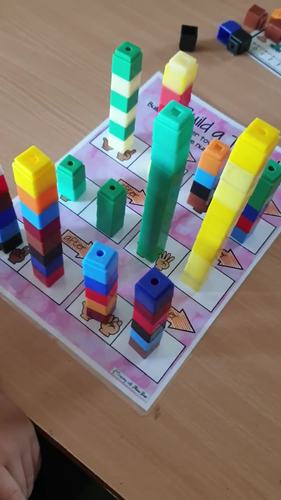 Build a Tower (What is the number after?) - up to 10 - Subitising ...