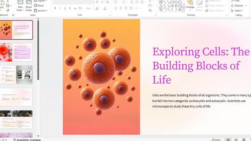 Pre-AP Biology Lesson: Cell Theory & Microscopes, PowerPoint Slides ...