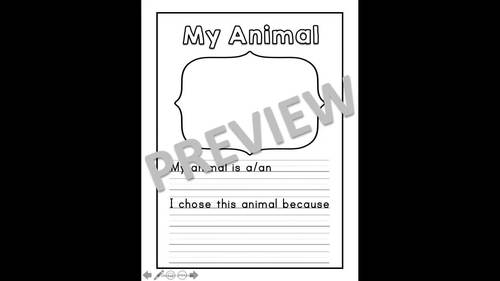 All About Animals Book Templates | Nonfiction Research | Digital & Print