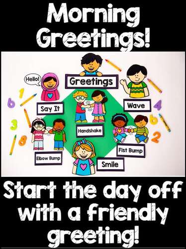 Morning Meeting Routine & Morning Work for Special Education and ...