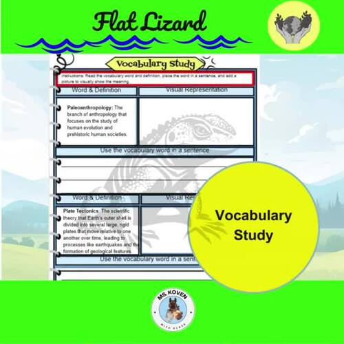 Exploring Flat Lizards: Interactive, Student Paced by Ms Koven with Class