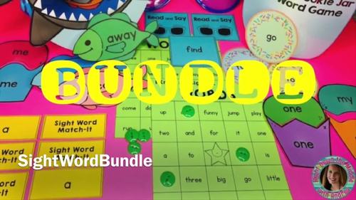 Sight Word Games and Center Activities Bundle (PreK-3rd Grade) | TPT