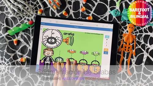 Silabas - Halloween Boom Cards & Google Slides | SPANISH | Halloween ...