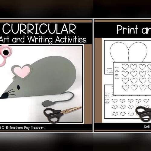 Valentines Day Craft and Writing Activity Heart Craft for Bulletin Board