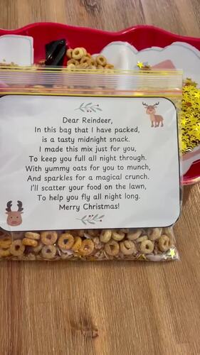 Reindeer Food Christmas Activity | Make Reindeer Food | Poem & Writing ...