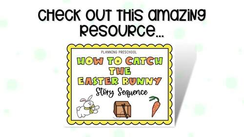 HOW TO CATCH THE EASTER BUNNY Sequence Activities | Sequencing Story Cards