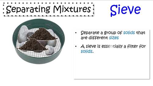 Mixtures and Solutions PowerPoint, Google Slides and Guided Notes
