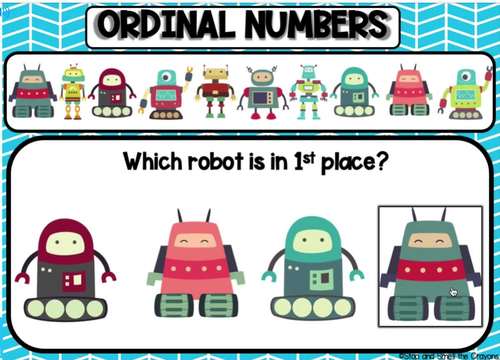 Boom Cards | Ordinal Numbers 1 - 10 | Distance Learning | TPT