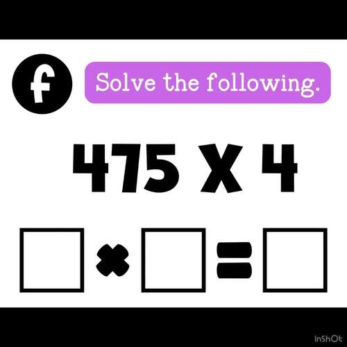 Multiplication Task Cards for 4th Grade {3-Digit by 1-Digit} | TPT