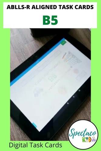 DISTANCE LEARNING ABLLS-R sorting non-identical items to sample B8 BOOM ...