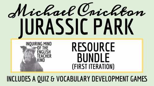 Jurassic Park Quiz and Vocabulary Games Bundle (First Iteration) - Google
